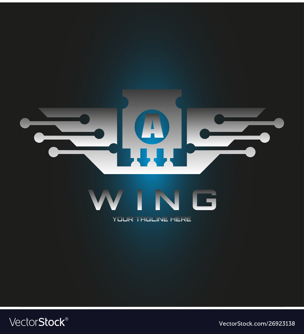 Future technology logos Royalty Free Vector Image