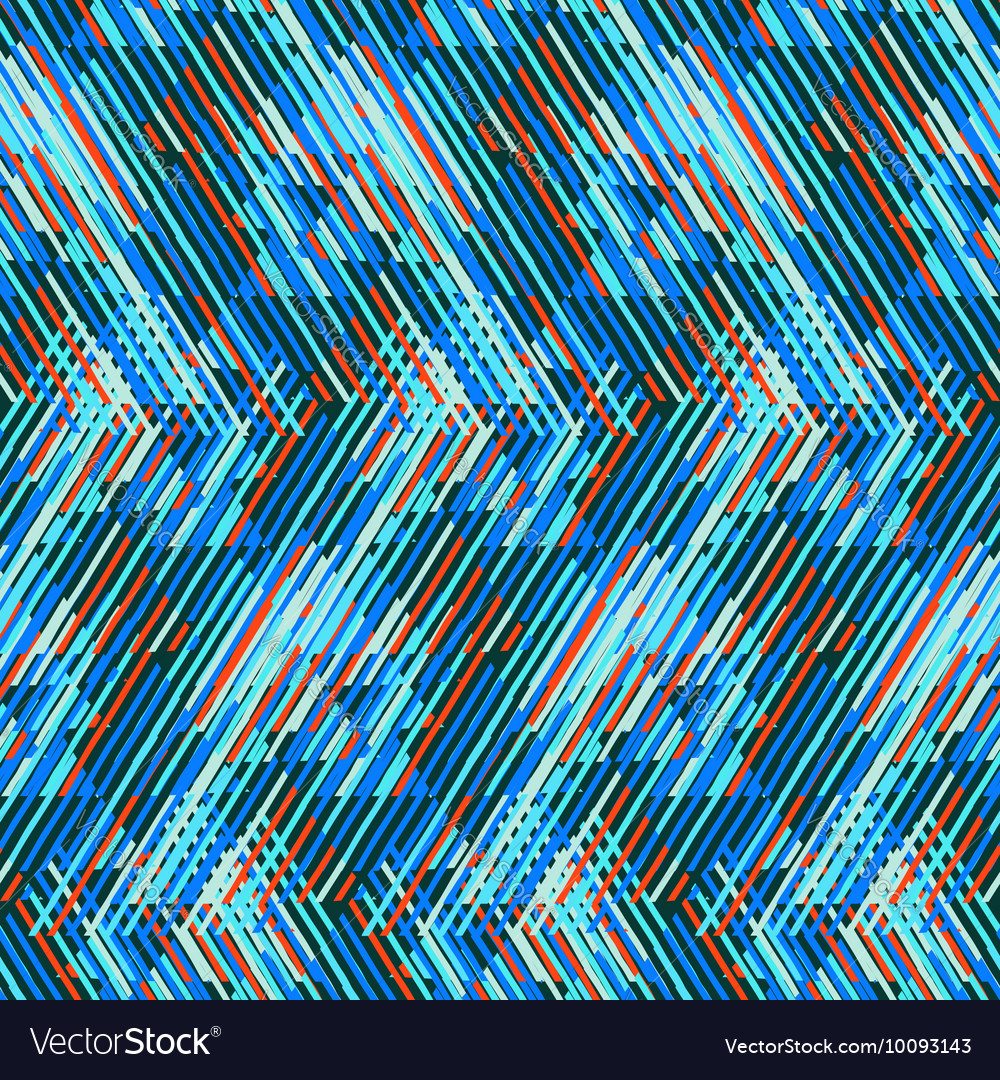 Striped chevron vintage pattern Royalty Free Vector Image