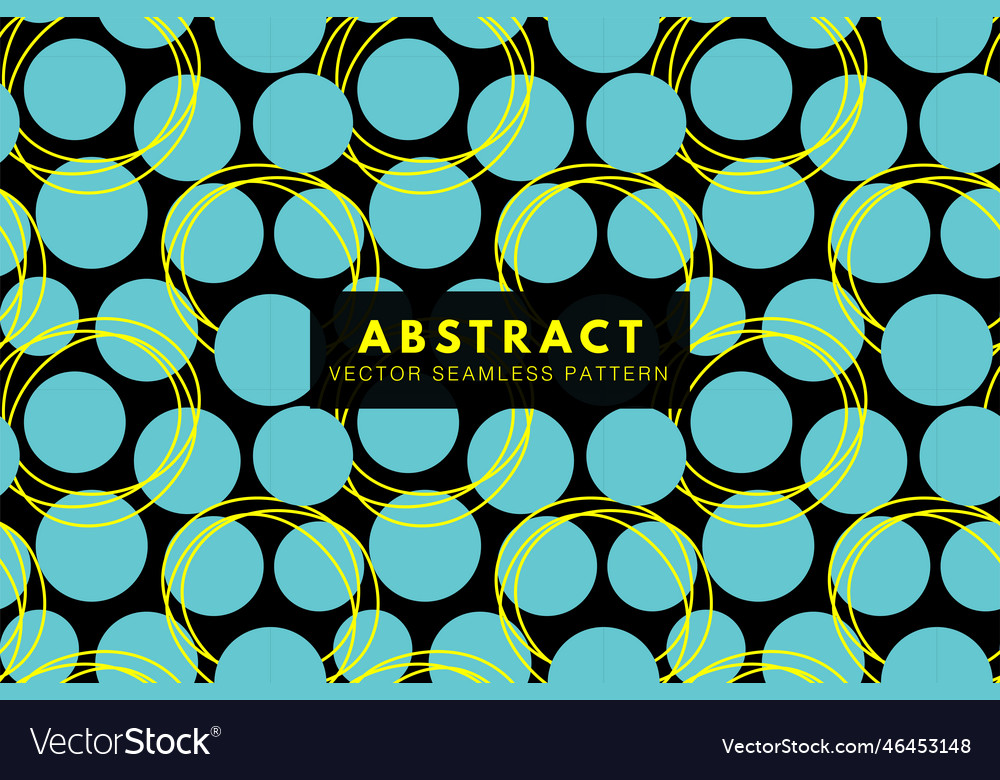 Abstract circles with lines round shape pattern Vector Image