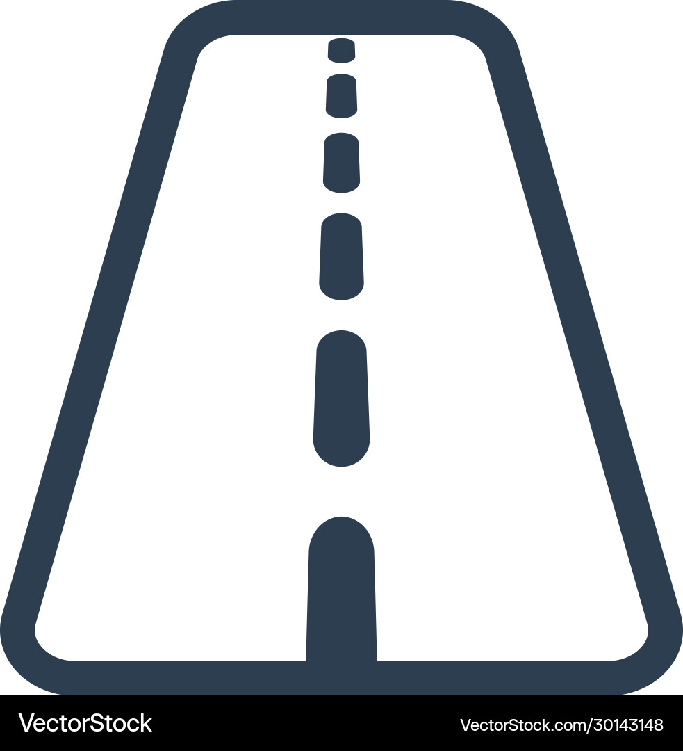 Black car road icon line art Royalty Free Vector Image