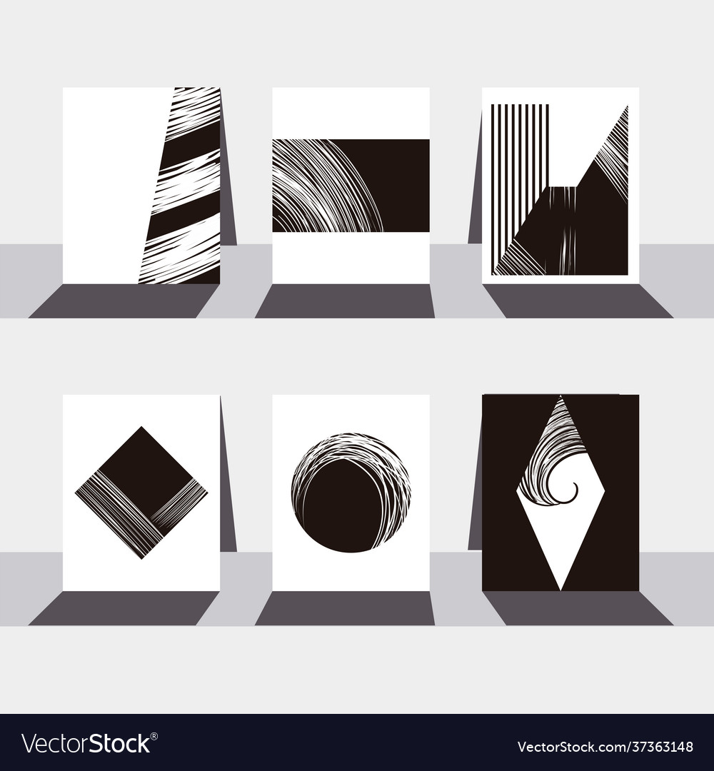 Black white banners Royalty Free Vector Image - VectorStock