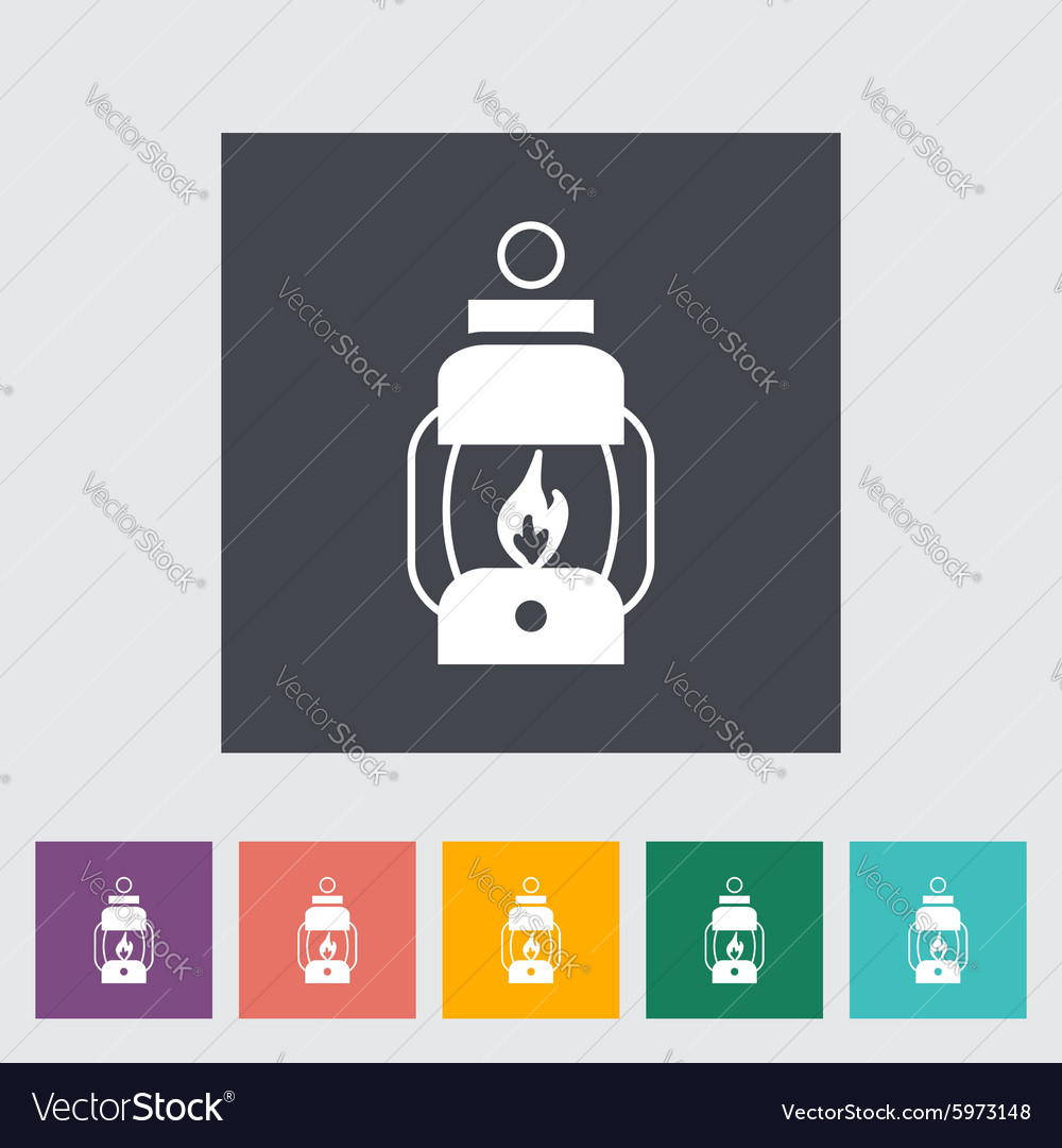Lantern icon Royalty Free Vector Image - VectorStock