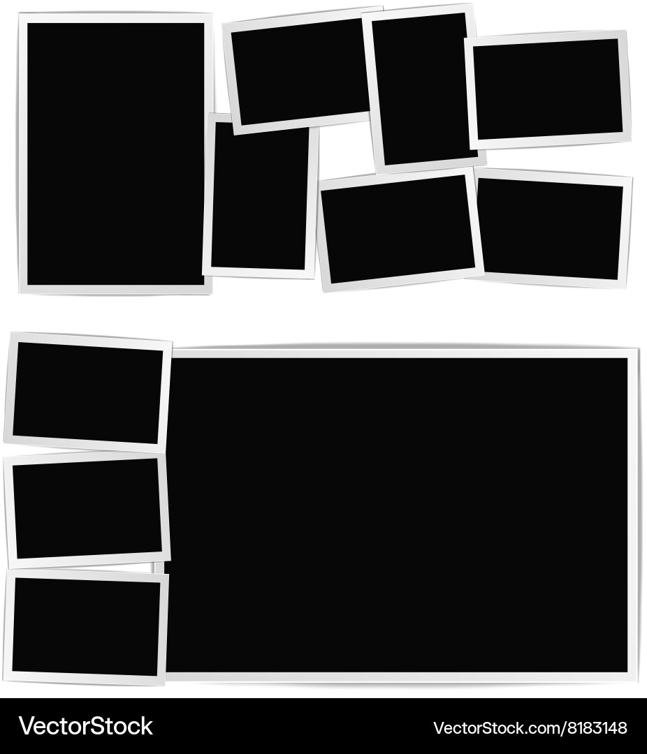 Photo frames Royalty Free Vector Image - VectorStock