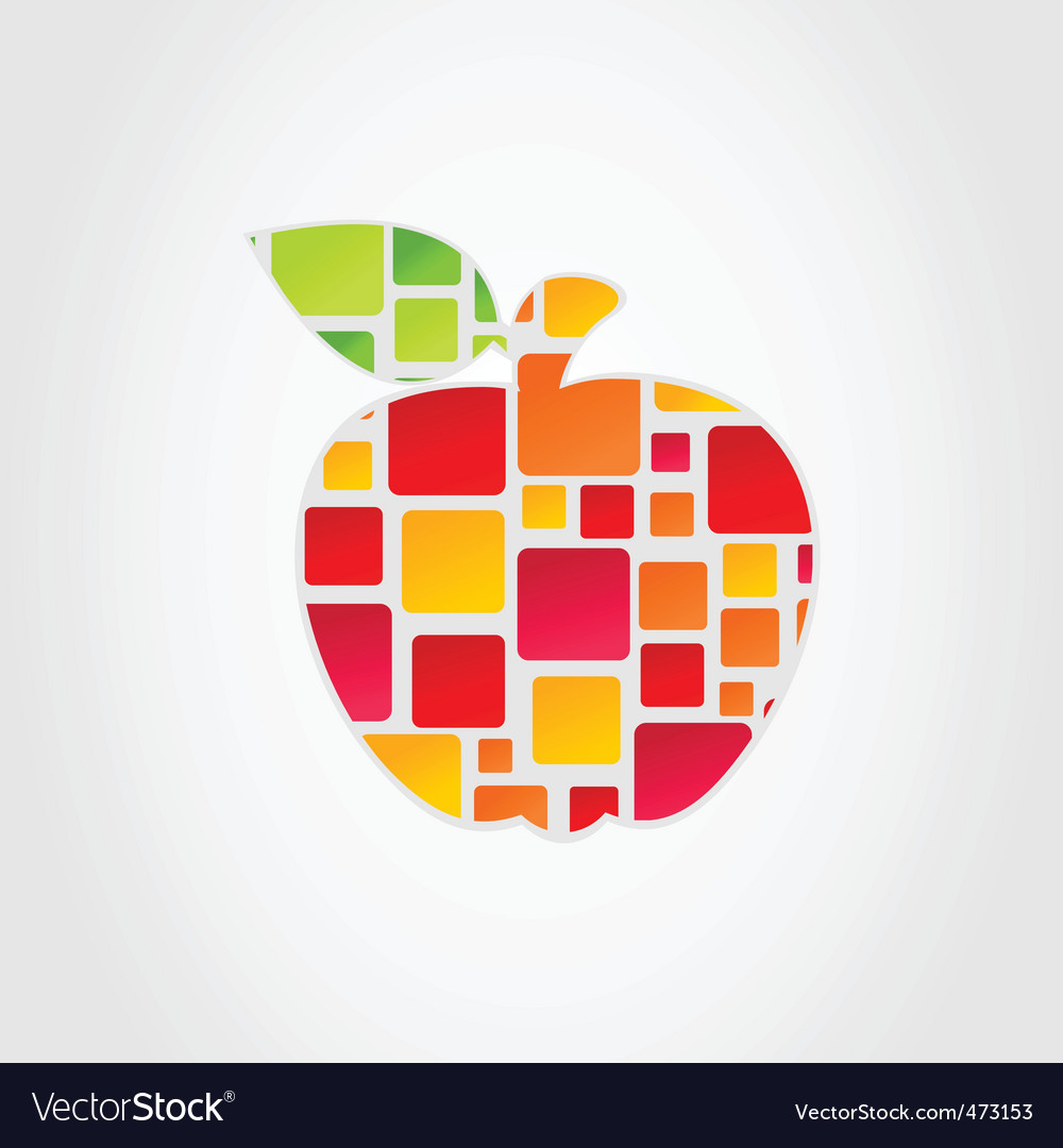 Apple Royalty Free Vector Image - VectorStock