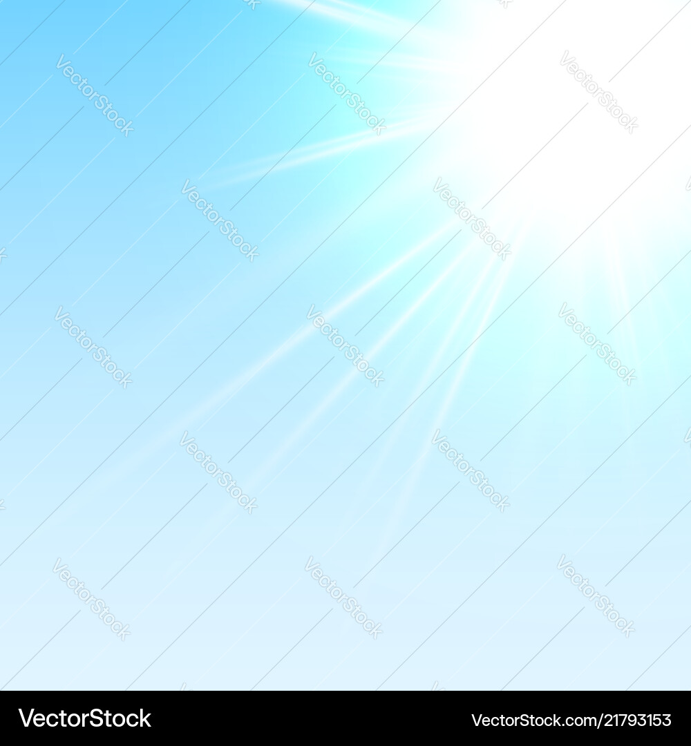 Realistic view of the sky Royalty Free Vector Image