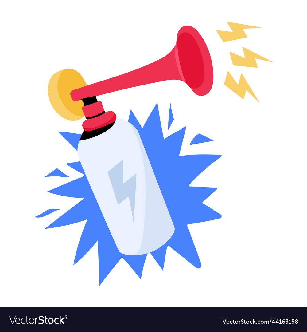 Air horn Royalty Free Vector Image - VectorStock Air horn Royalty Free Vector Image - VectorStock