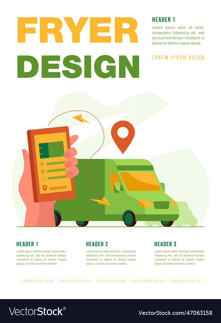 Customer Using Mobile App For Tracking Order Vector Image