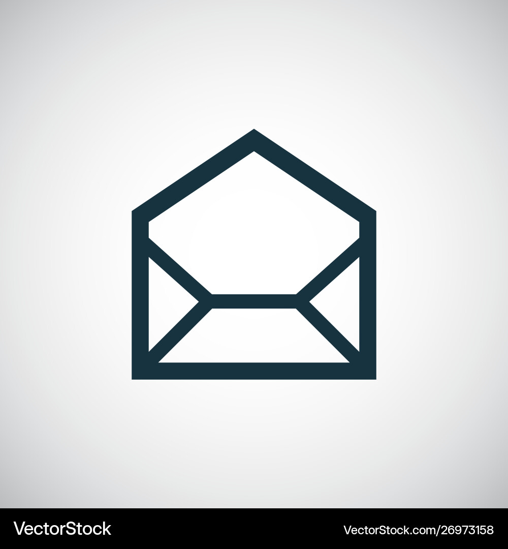 E-mail icon trendy simple concept symbol design Vector Image