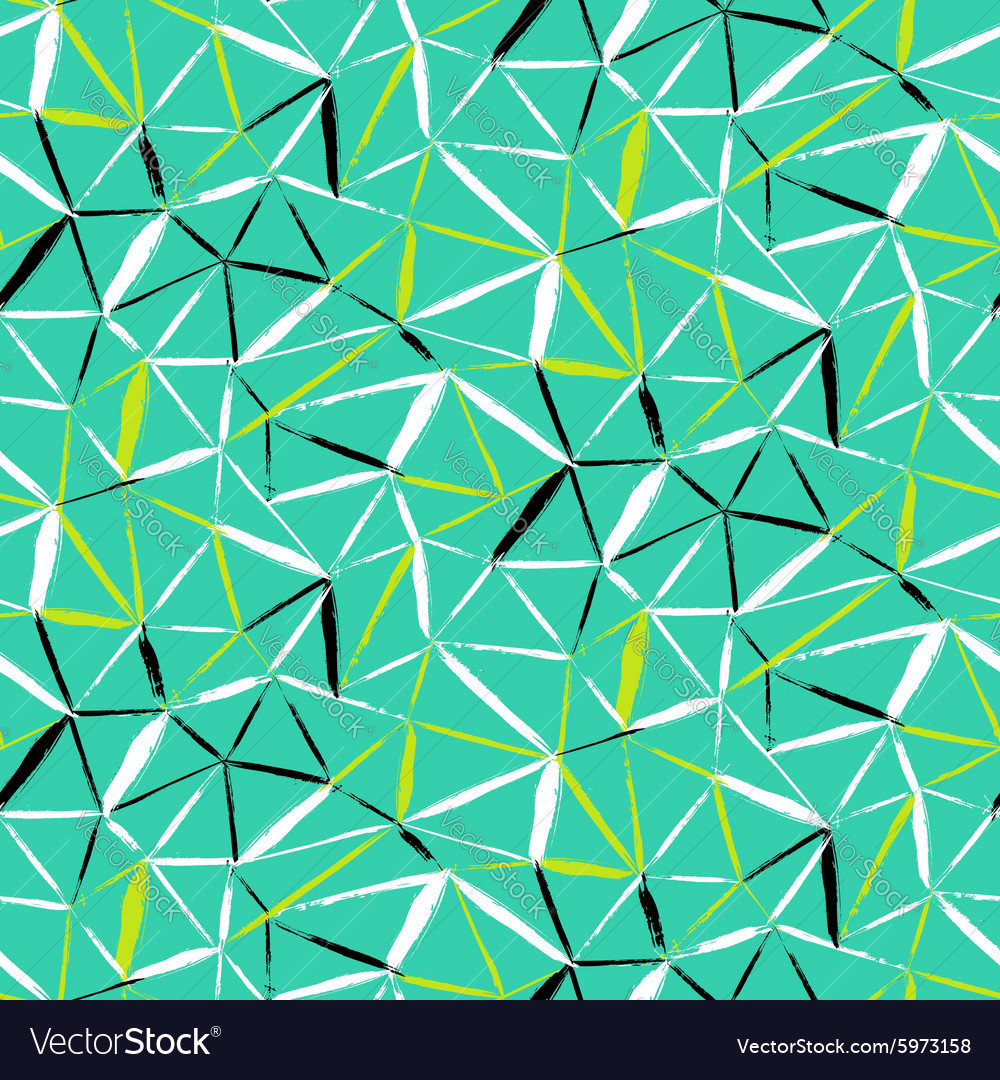 Hand painted geometric pattern Royalty Free Vector Image