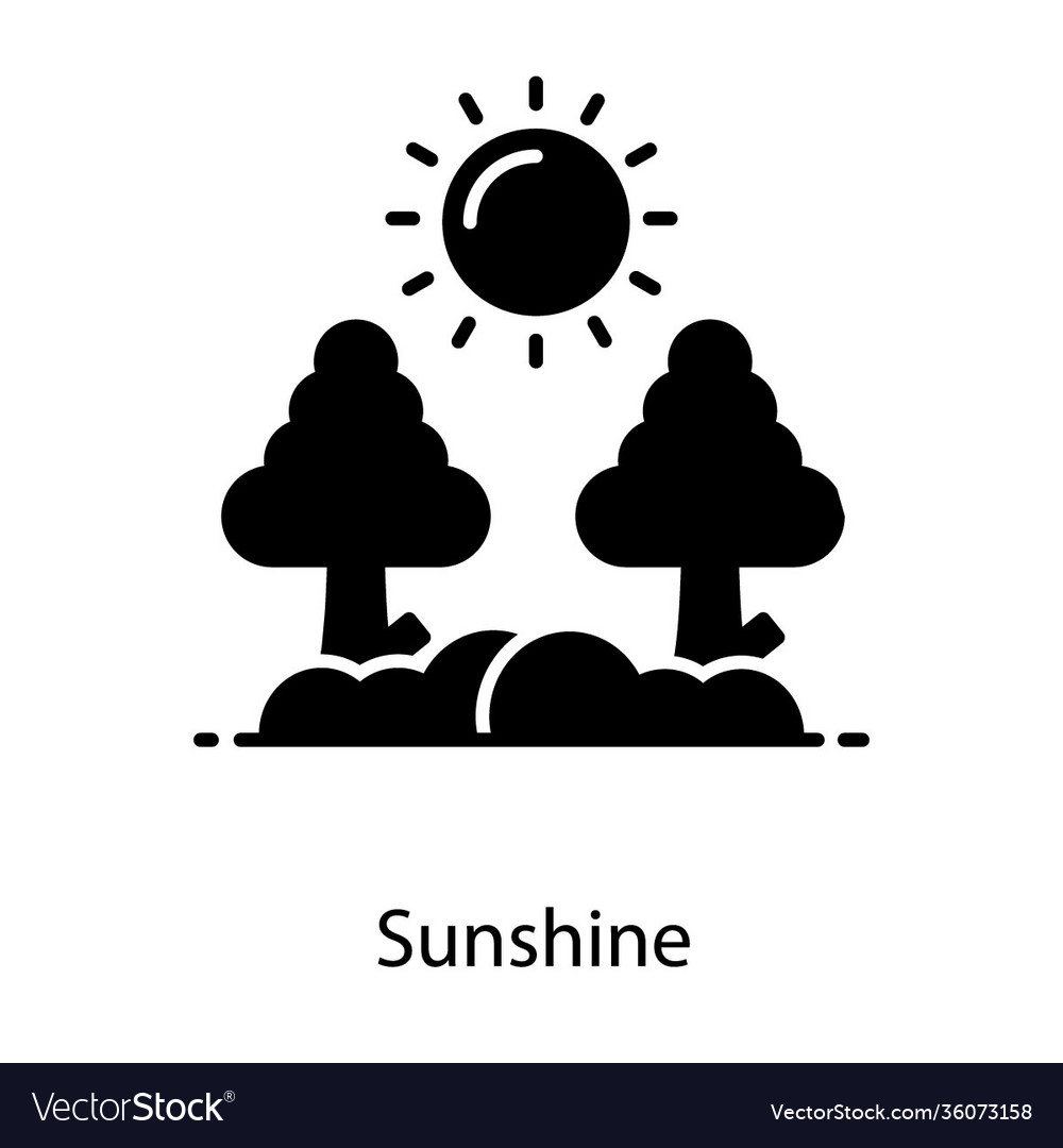 Sunshine Royalty Free Vector Image - VectorStock