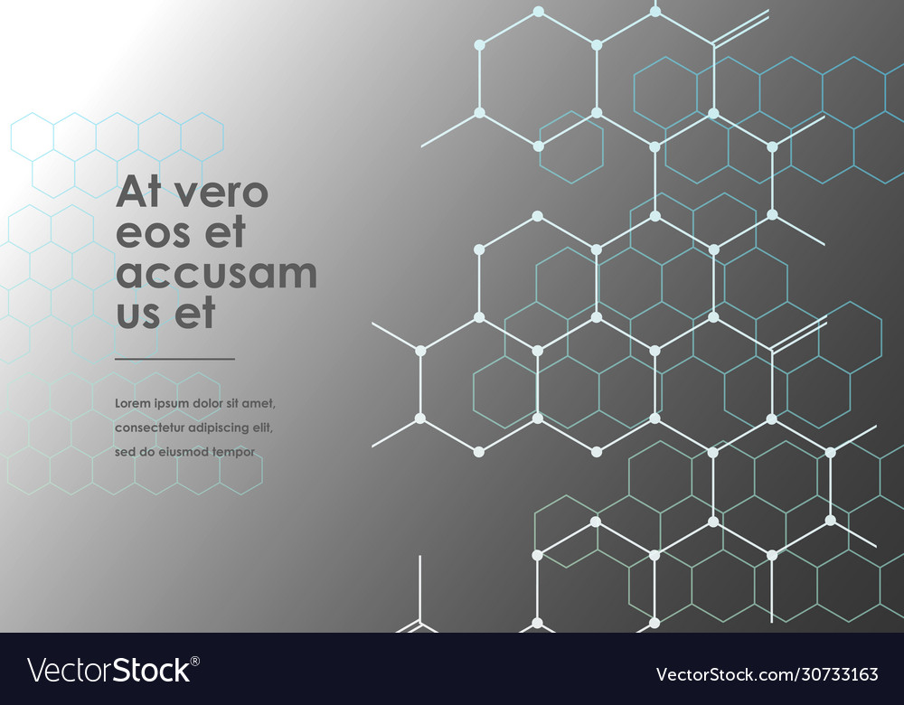 Design abstract background hexagon Royalty Free Vector Image