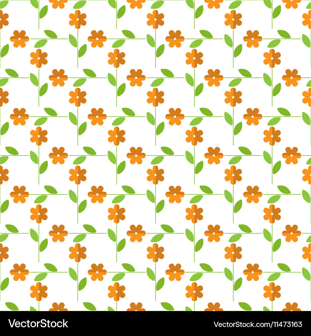 Flower isolated background in paper flat style Vector Image