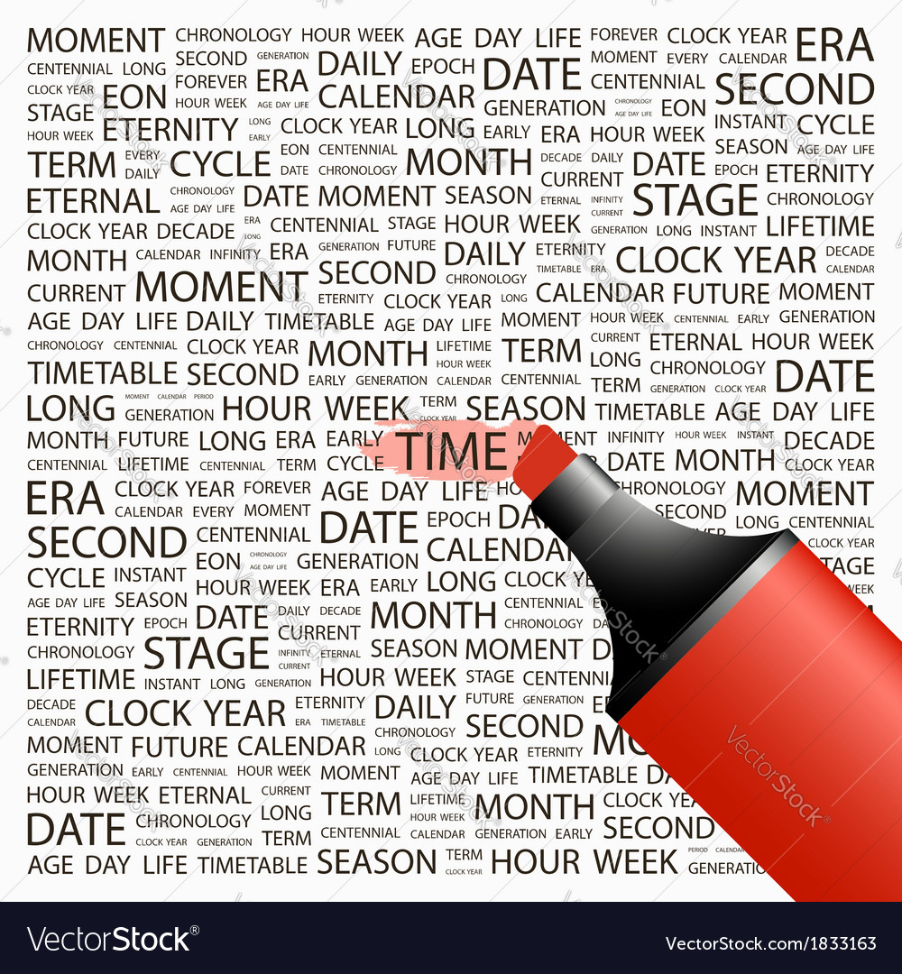 Time Royalty Free Vector Image - VectorStock
