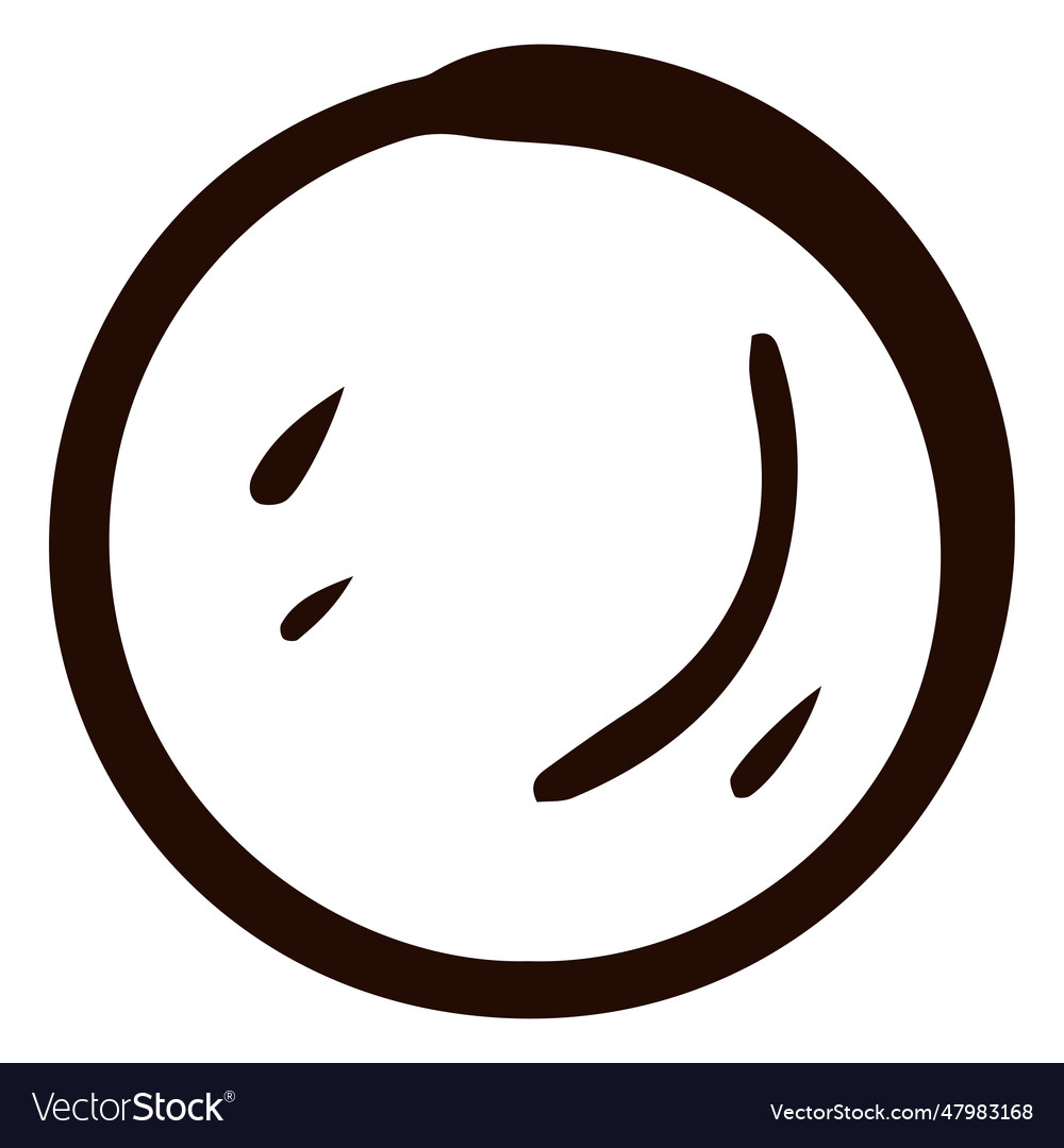 Circle shape doodle Royalty Free Vector Image - VectorStock