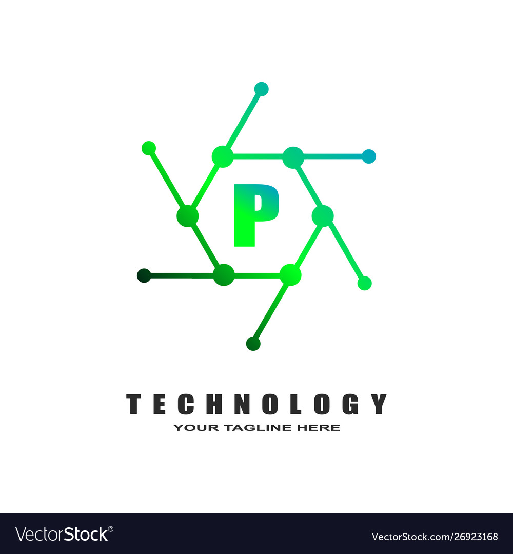 Future technology logos Royalty Free Vector Image
