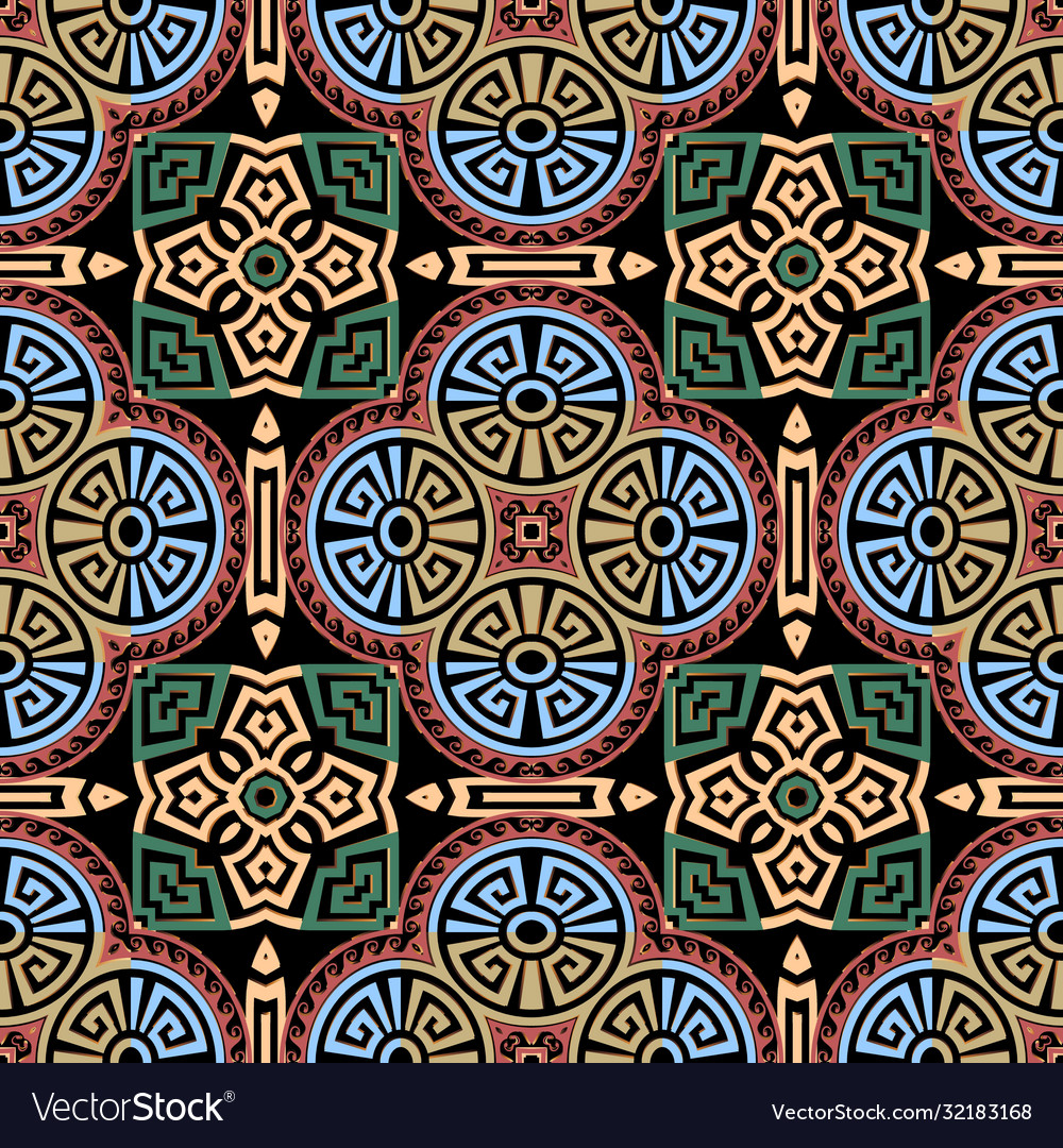 Geometric modern seamless pattern abstract Vector Image