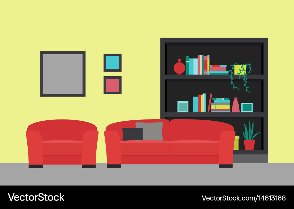 Interior of the room Royalty Free Vector Image