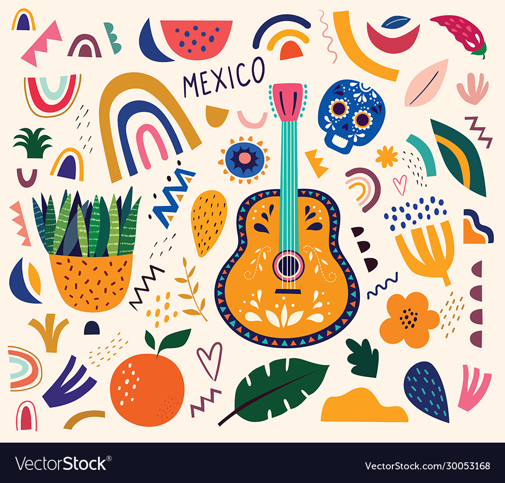 Mexican pattern Royalty Free Vector Image - VectorStock
