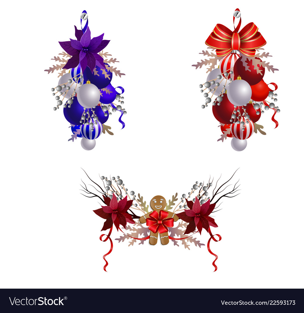 Christmas elements for your designs Royalty Free Vector