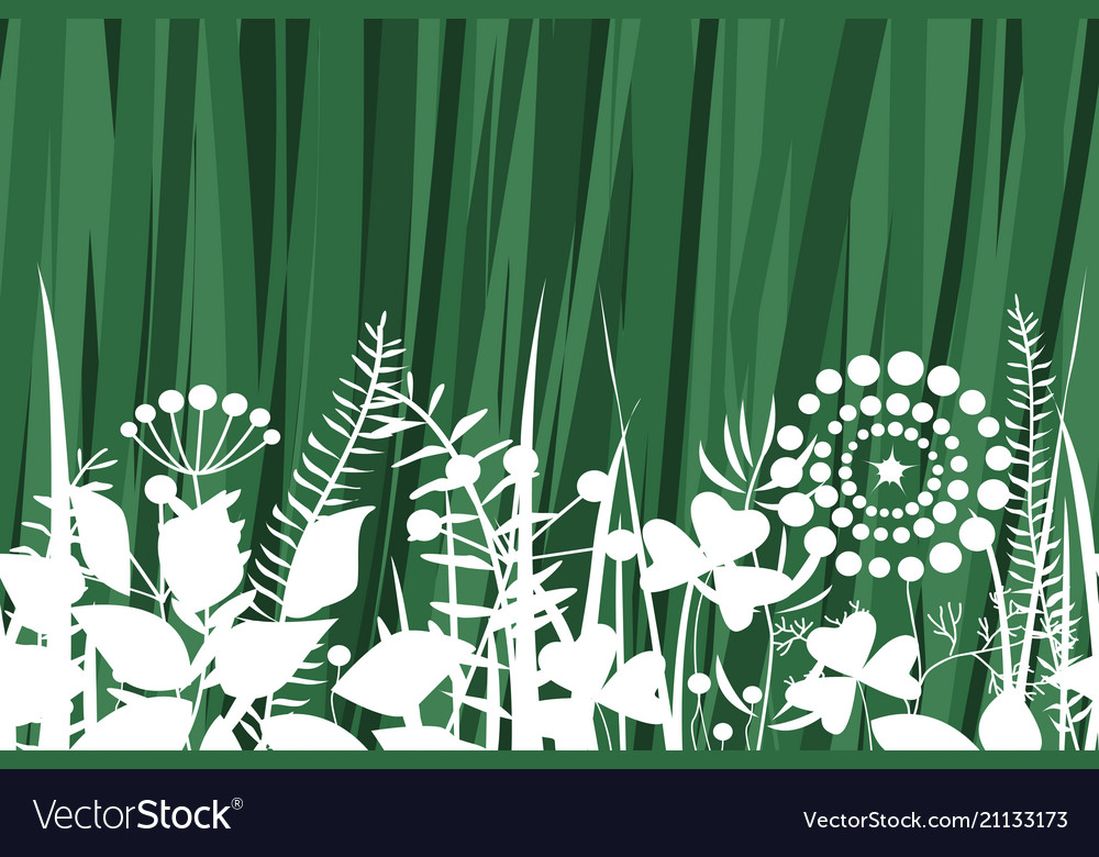 Grass seamless pattern Royalty Free Vector Image