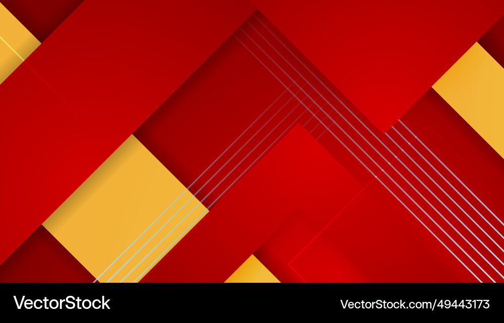 Modern red and yellow orange abstract background Vector Image