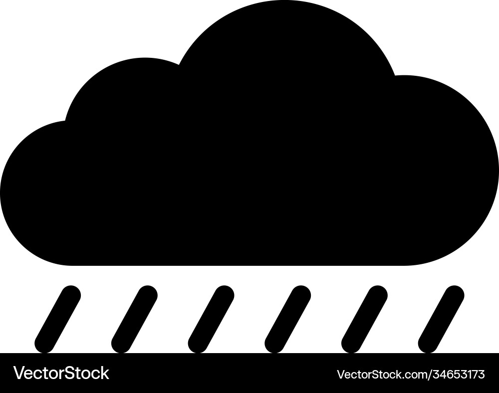 Rain Royalty Free Vector Image - VectorStock