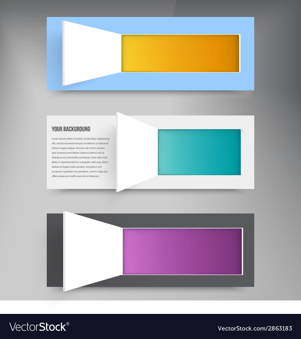Background squares set web design Royalty Free Vector Image