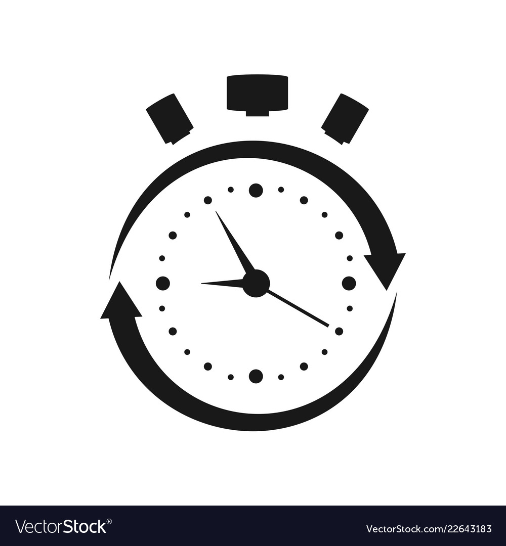 Clock logo design Royalty Free Vector Image - VectorStock