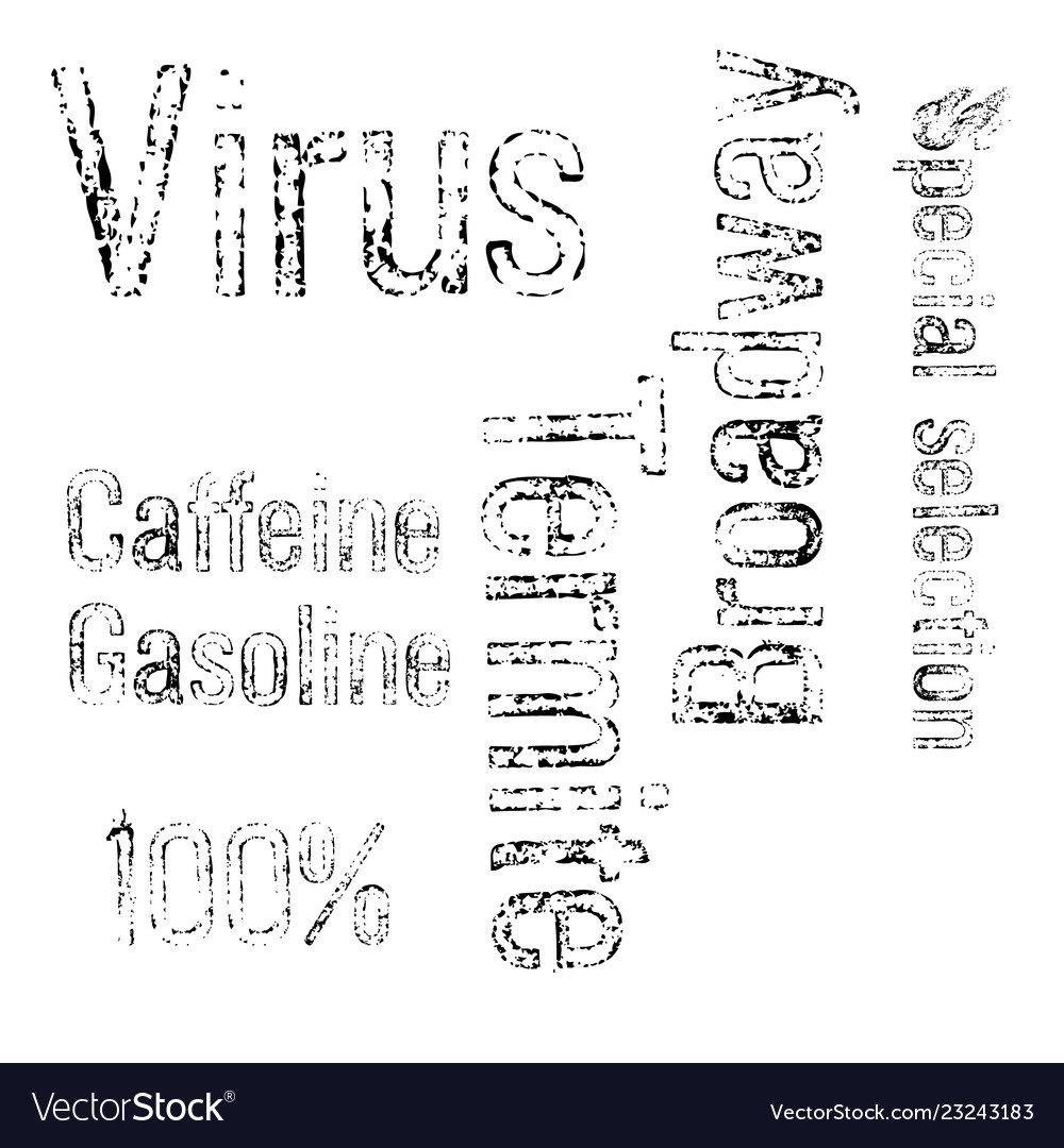 Denim label typographic elements Royalty Free Vector Image