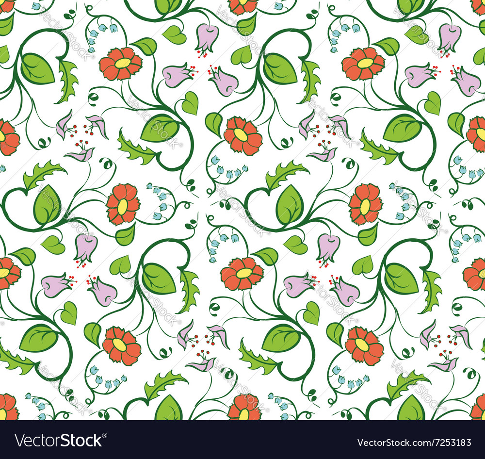 Floral pattern stock Royalty Free Vector Image