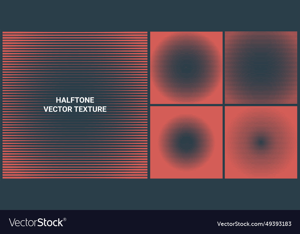 Halftone pattern texture gradient screen Vector Image