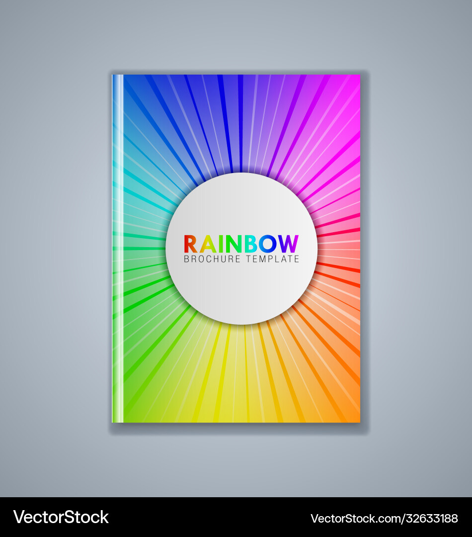 Abstract brochure or book cover template Vector Image