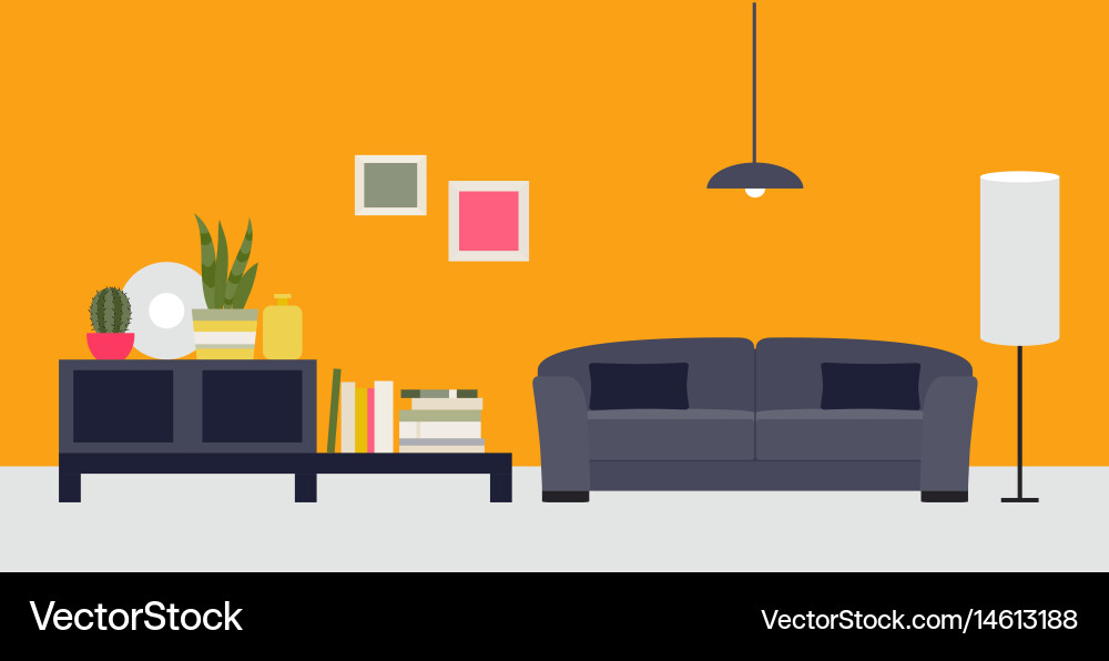 Interior of the room Royalty Free Vector Image