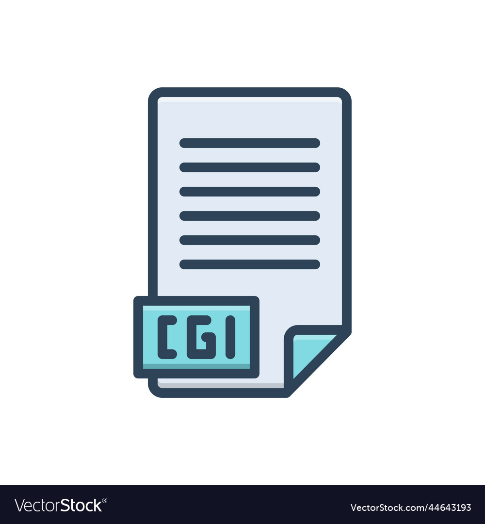 Cgi Royalty Free Vector Image - VectorStock