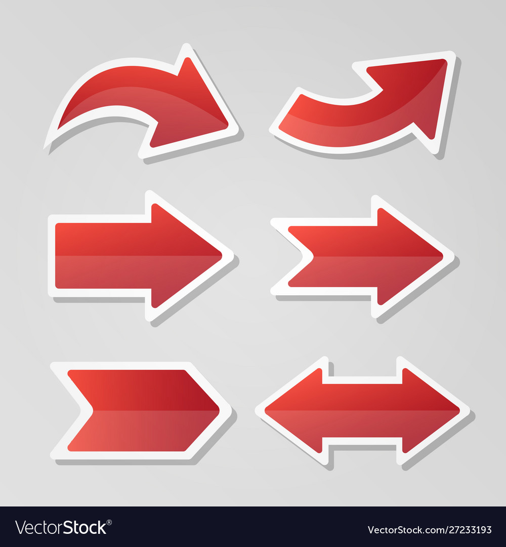 Cursor arrow button icon Royalty Free Vector Image