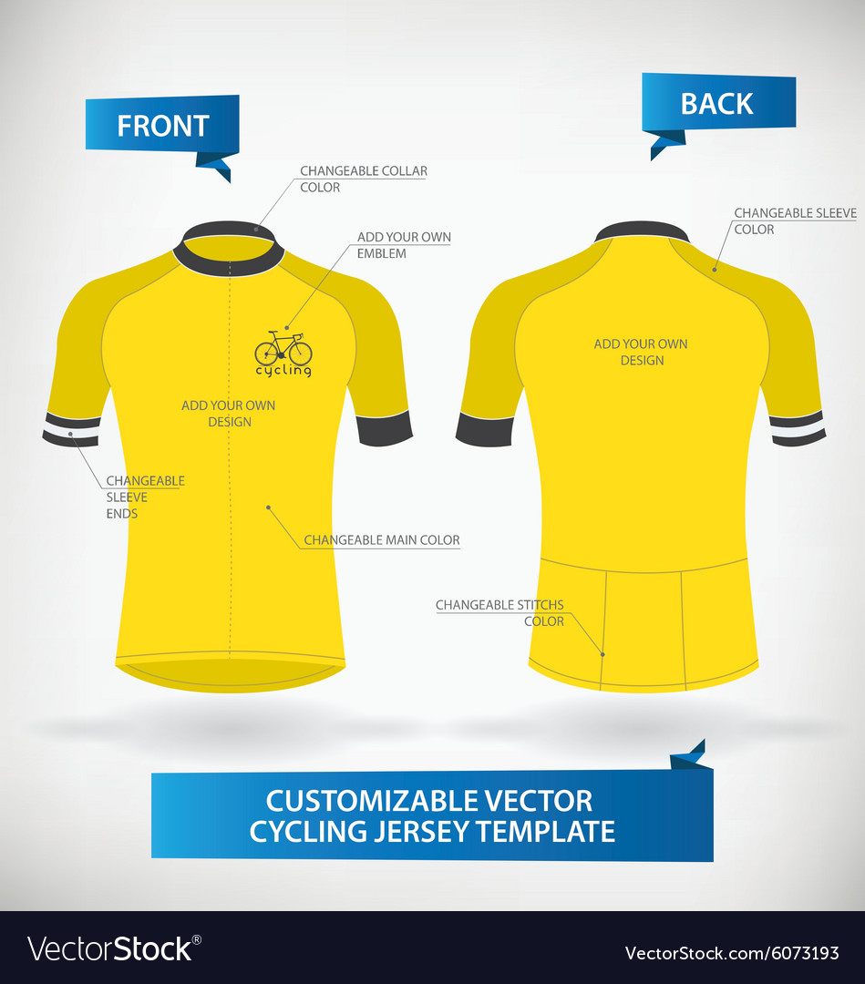 Cycling Jersey Design Template Free