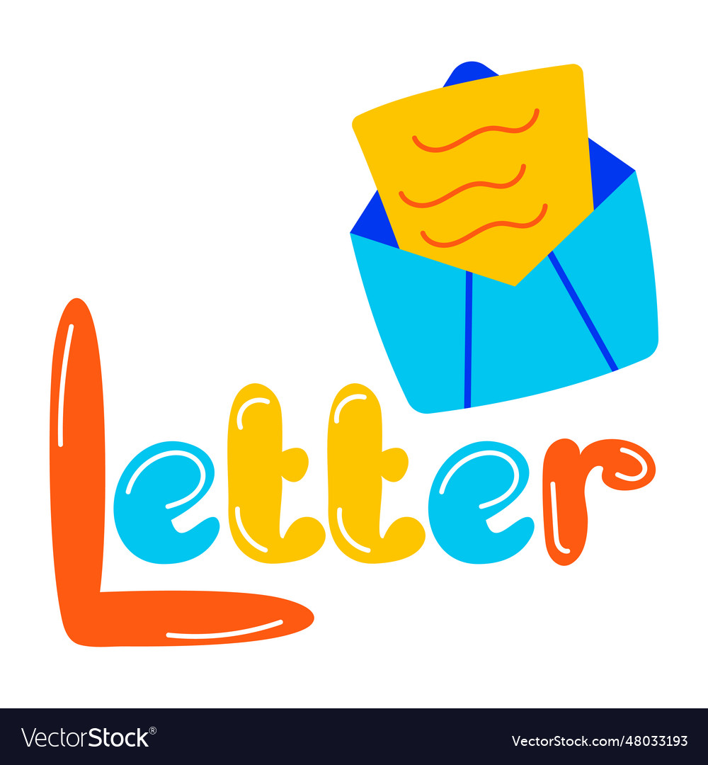 Letter Royalty Free Vector Image - VectorStock