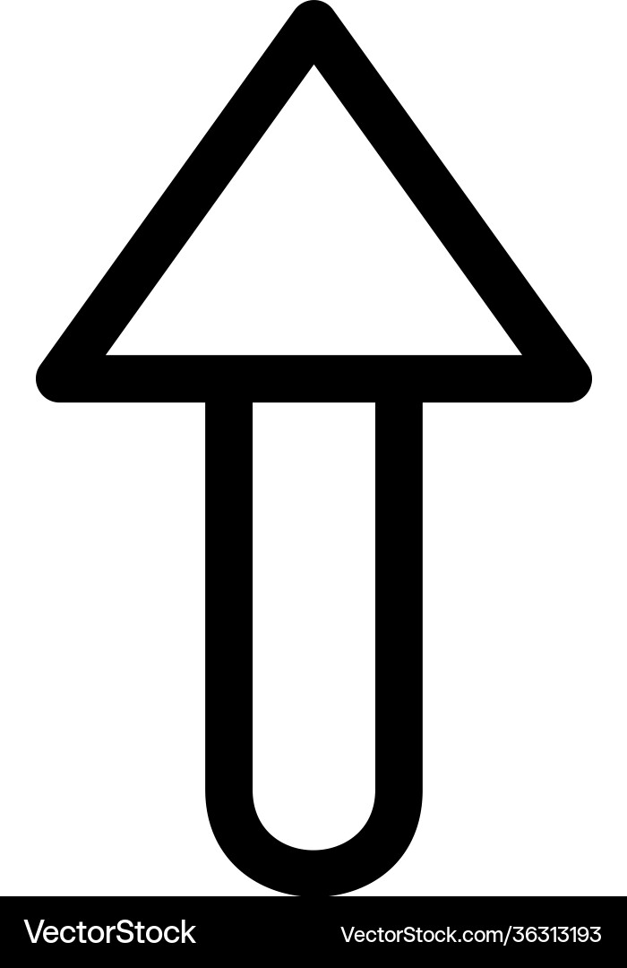 Up icon or logo isolated sign symbol Royalty Free Vector