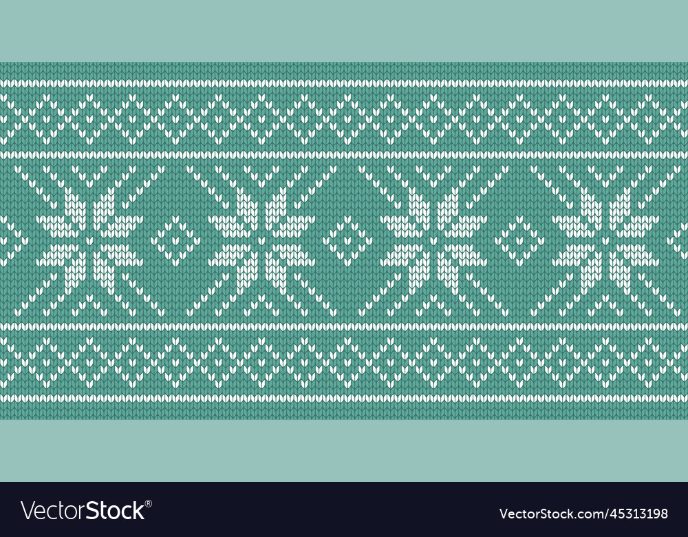 Knitted seamless pattern background Royalty Free Vector