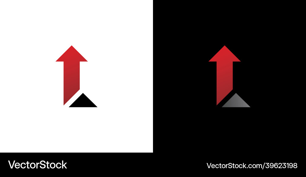 Modern and cool letter l initials logo design Vector Image