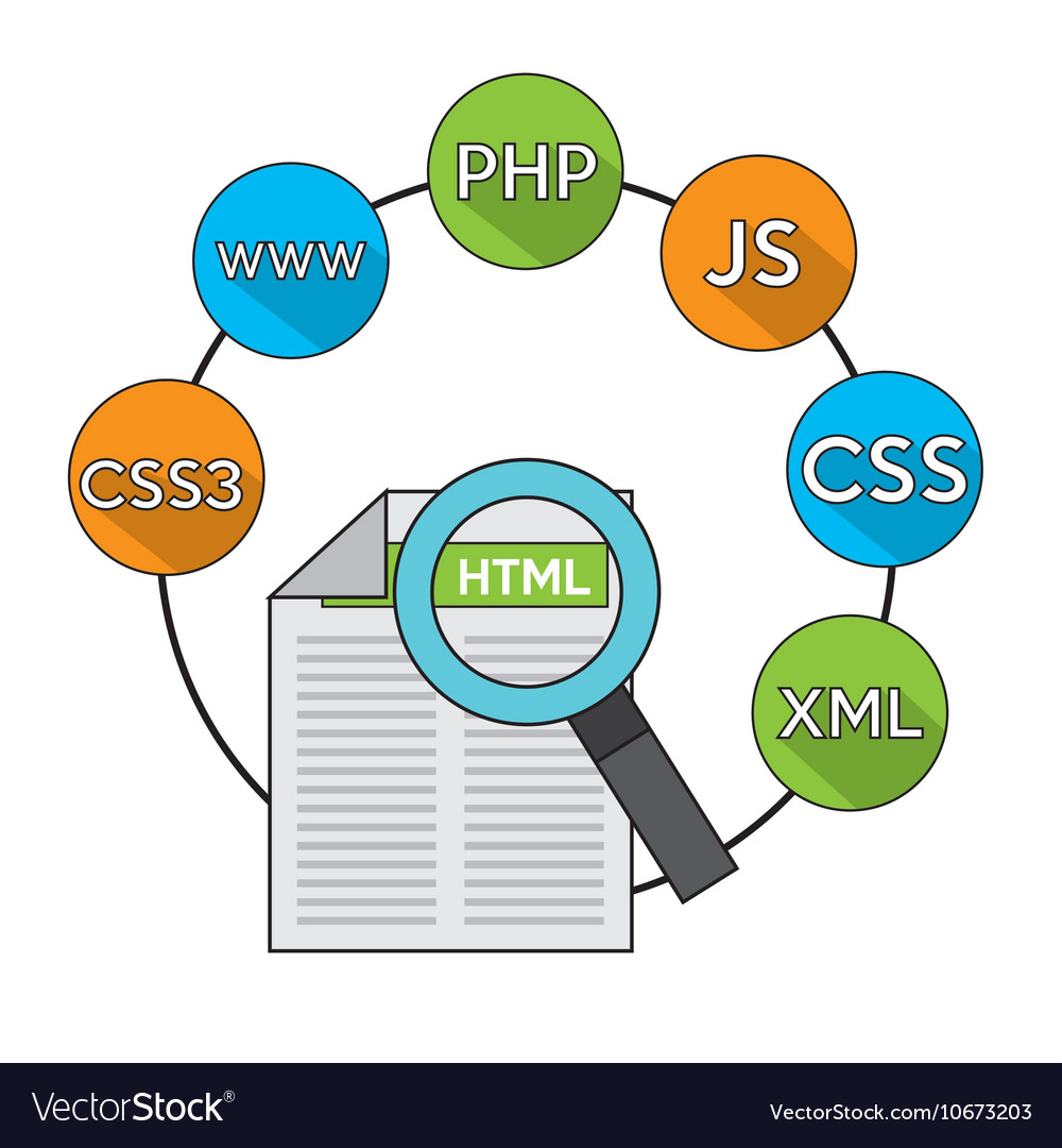 Software programming language icons Royalty Free Vector Software programming language icons Royalty Free Vector