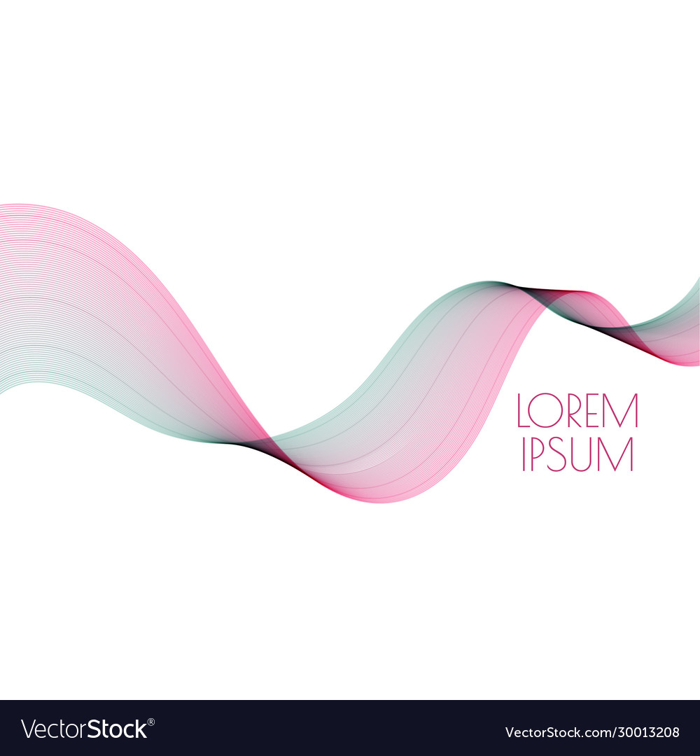 Abstract soft waves Royalty Free Vector Image - VectorStock