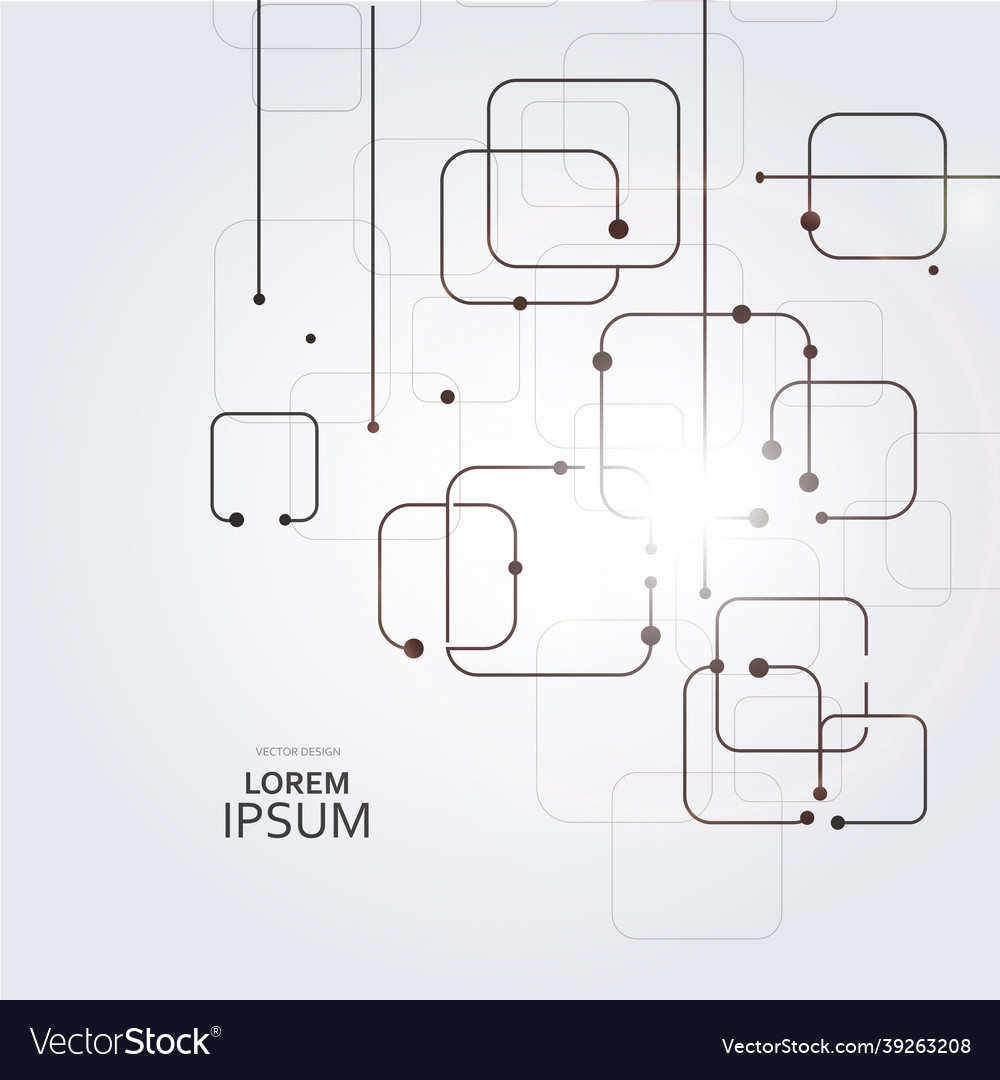 Simple Technological Background Modern Royalty Free Vector