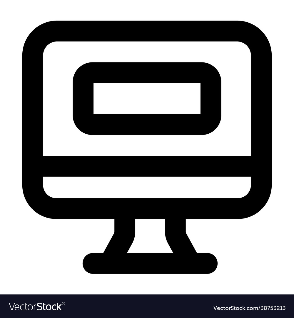 Monitor Royalty Free Vector Image - VectorStock