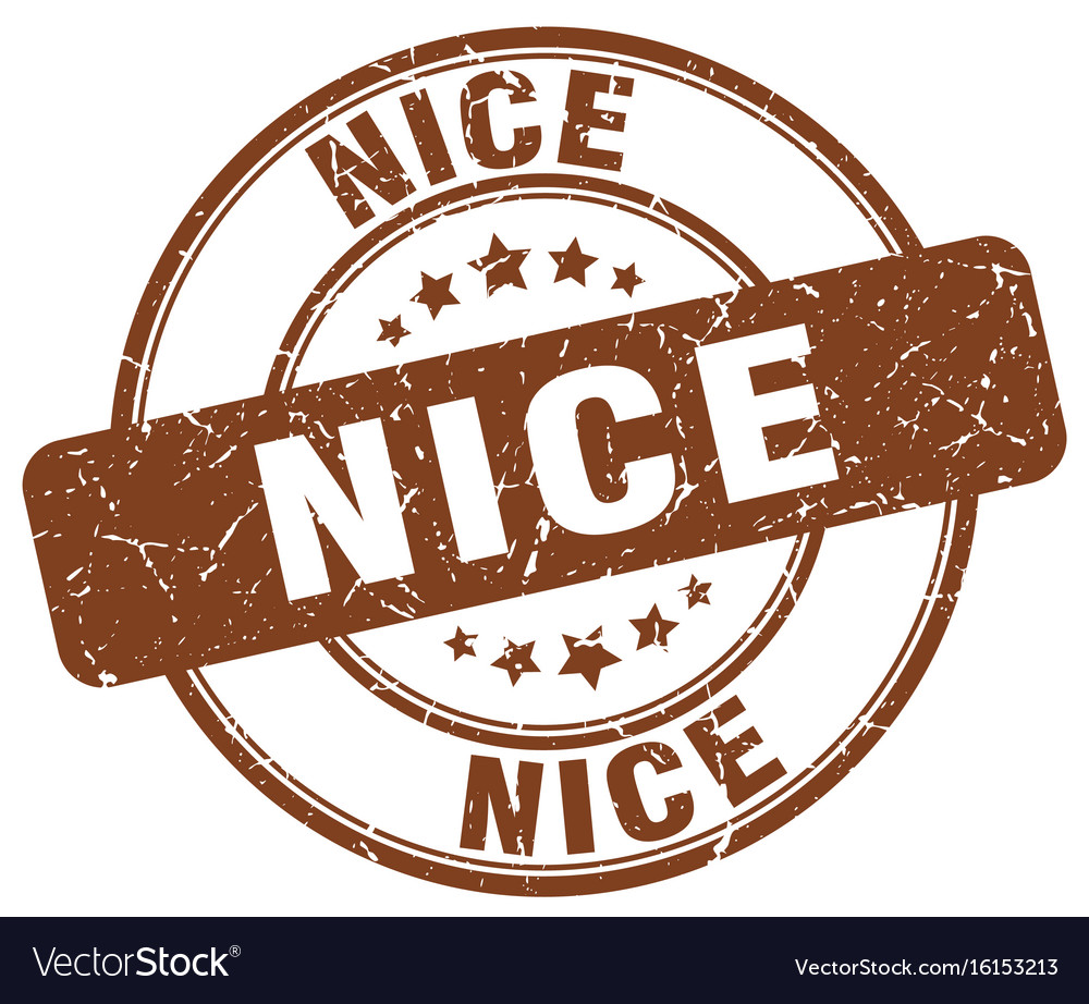 Nice stamp Royalty Free Vector Image - VectorStock