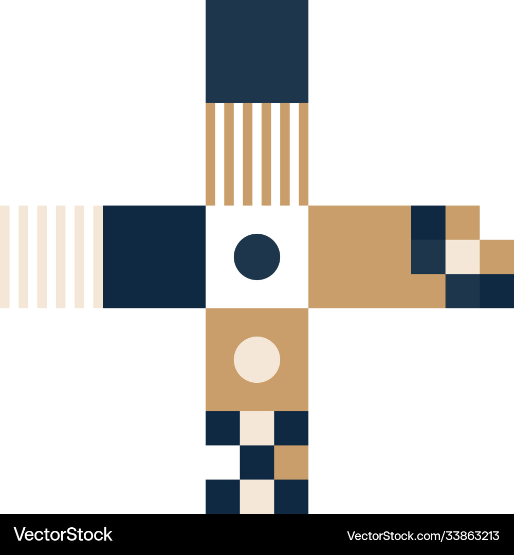 Pixel art plus mark colorful symbol consist Vector Image