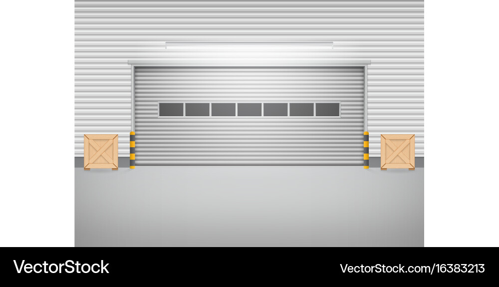 Shutter door Royalty Free Vector Image - VectorStock