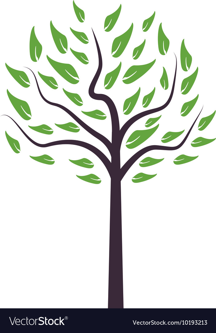 Single tree icon Royalty Free Vector Image - VectorStock