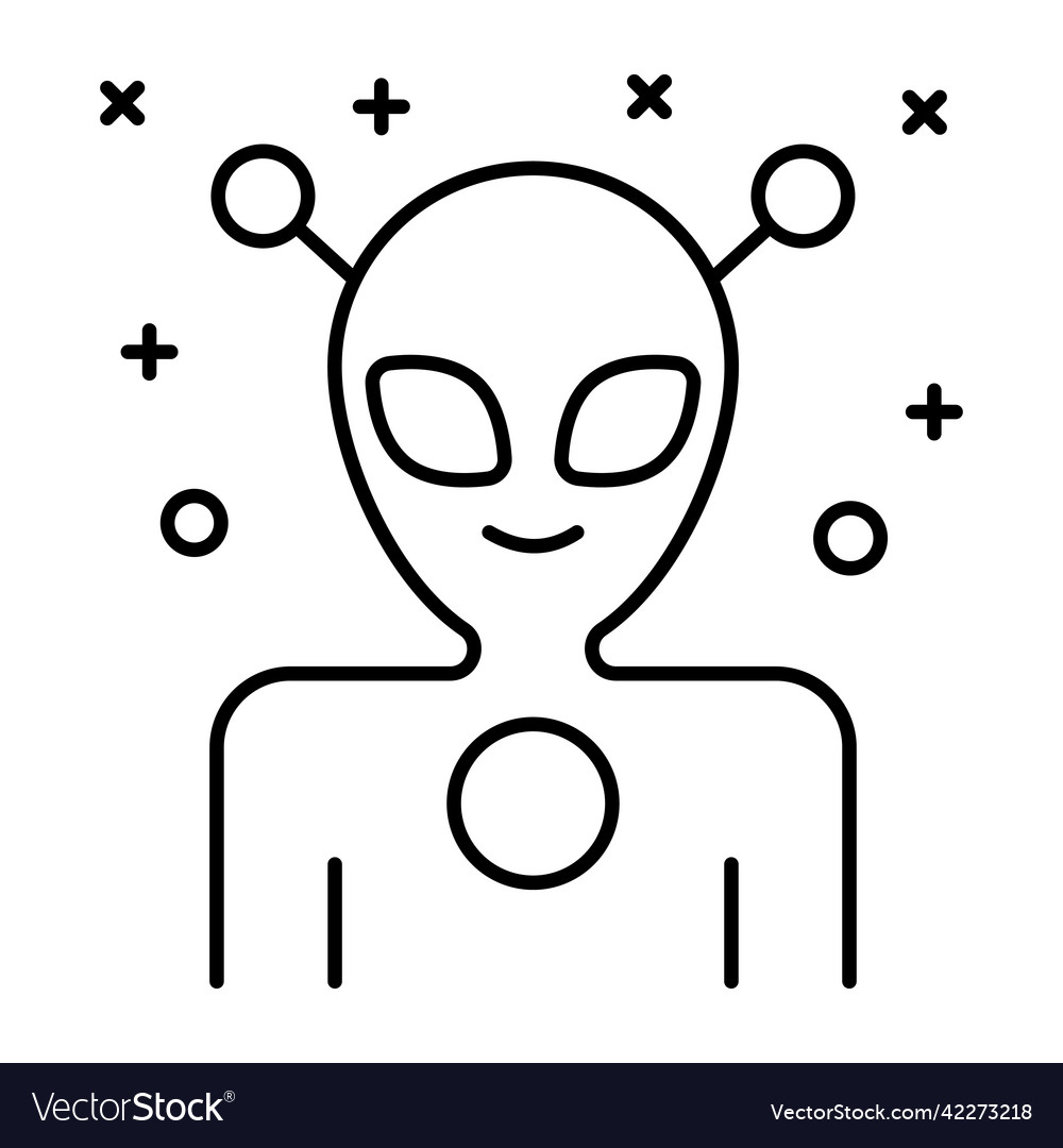 Alien Royalty Free Vector Image - VectorStock
