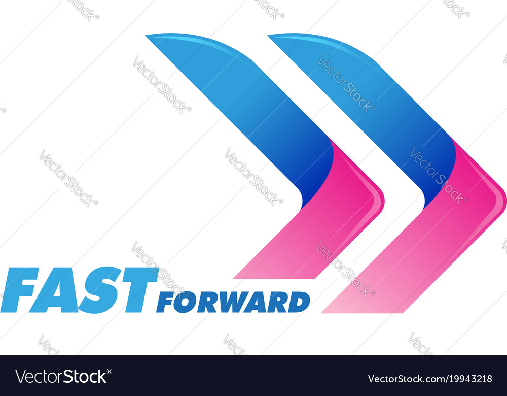 Fast forward symbol Royalty Free Vector Image - VectorStock